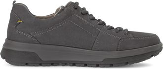 Gabor Graue Wildleder-Schn&uuml;r-Sneakers - - Shoes - Herren - Grau - 42 EU