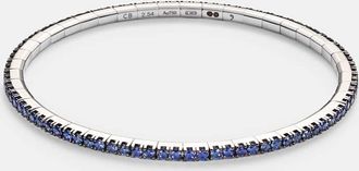 Bucherer Armband Stretchy aus 18kt Weißgold mit Saphiren