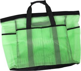 Holibanna Sac de Plage Capacité Maille Respirante Sac Fourre-tout Imperméable avec Fermeture Éclair Organisé pour Famille Gym Camping et Voyage