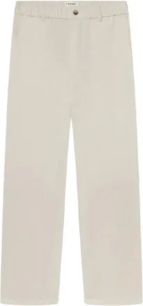 Frame Denim Homme, Pantalons, Beige, Taille: M Relaxed Cotton Pantalons