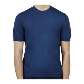 Paolo Fiorillo Homme, Tops, Bleu, Taille: M T-Chemises