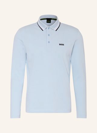 HUGO BOSS Piqu&eacute;-Poloshirt Plisy Regular Fit blau