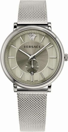 Versace Homme, Accessoires, Gris, Taille: ONE Size V Circle 42Mm Watch