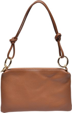 Anna Luchini Braun Rindsledertasche