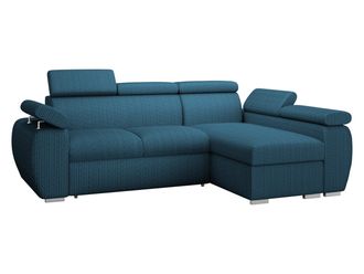 Mirjan24 Ecksofa Boston Mini Premium, Eckcouch mit Schlaffunktion und Bettkasten, Polsterecke mit Einstellbare Kopfst&uuml;tzen, L-Sofa, Couch, Wohnlandschaft, Stof