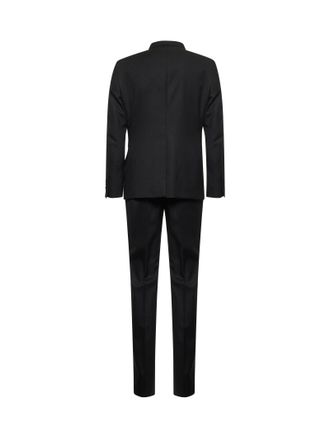 Tagliatore Mens Tuxedo Suit Bruce Black Wool And Silk Virgin Suits