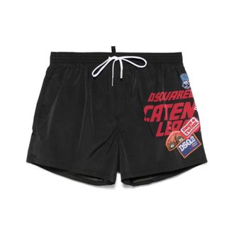 Dsquared2 Homme, Maillots de bain, Noir, Taille: XL V&ecirc;tements Mer Noire Shorts Printemps &Eacute;t&eacute;