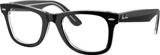 Ray-Ban unisex, Accessoires, Noir, Taille: 50 MM Wayfarer Ease Optical Frame