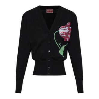 Kenzo Damen, Strickwaren, Schwarzk, SGr&ouml;&szlig;e