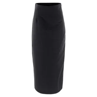 Gentryportofino Femme, Jupes, Bleu, Taille: 40 FR Jupe Midi