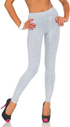 FUTURO FASHION Legging long - extensible/taille haute - poches - tailles 36 à 50 - LPK - Cendre - 48/50