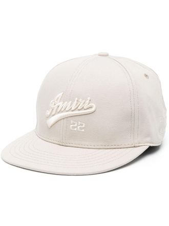Amiri casquette &agrave; logo brod&eacute; - Tons neutres