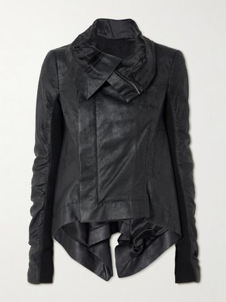 Rick Owens Naska Bikerjacke Aus Leder - Schwarz