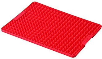 Silikomart | CRSP01 Silikonmatte CRISPY MAT - SMALL, Antihaft, 1er-Pack Kuchenmatte, 290 x 220 mm, h 11 mm, Made in Italy
