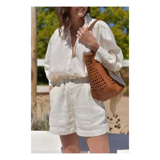 Marlot Paris Blouse Dahlia Seersucker - Collection Femme Marlot Paris