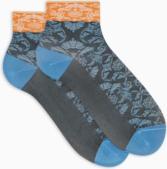 Gallo Gallo, Femme, Sous-v&ecirc;tements, Multicolore, Taille: ONE Size Calze Cortissime Viscosa Fantasia Broccato