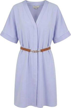 Fracomina Abito - Femme - Robes - Bleu - Taille: 42 FR