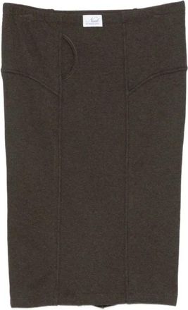 Magliano Femme, Jupes, Brun, Taille: 40 FR Nudo Mutanda Skirt