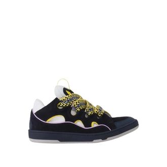 Lanvin Femme, Chaussures, Bleu, Taille: 39 EU Curb Leather Baskets