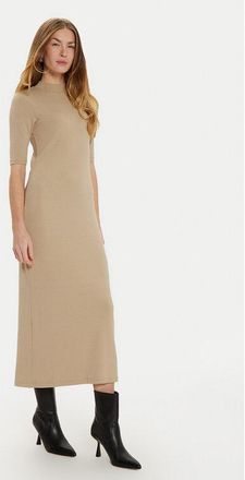 Tommy Hilfiger Kleid f&uuml;r den Alltag WW0WW44430 Beige Slim Fit