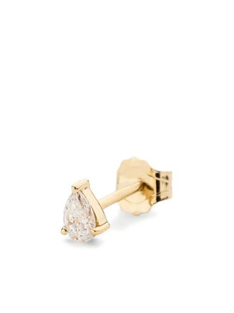 WHITEbIRD 18K yellow gold Pear diamond earring - Or