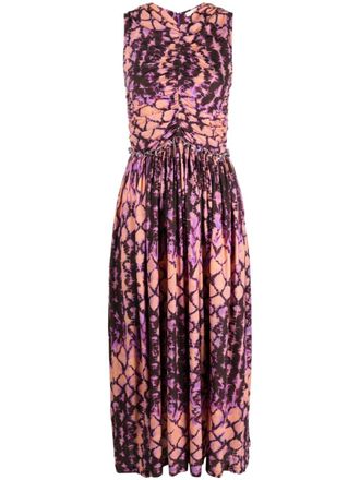 Ulla Johnson Sascha Midikleid - Violett