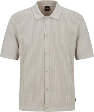 BOSS Herren Strickhemd AMICINO