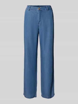 Mos Mosh Straight Fit Hose aus Lyocell-Mix mit Viskose-Anteil