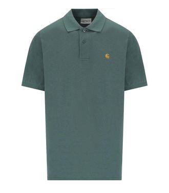 Carhartt Work in Progress POLO S/S CHASE SILVER PINE CARHARTT WIP