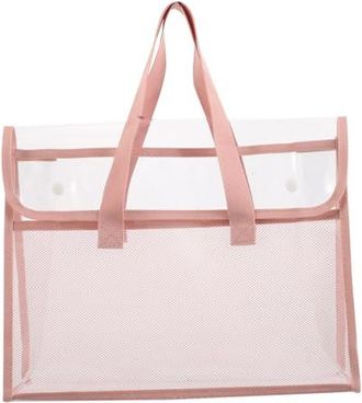 Valiclud Sac Fourre-tout Transparent Grand Format Sac de Plage de Voyage L&eacute;ger et Portable pour Femme Capacit&eacute; G&eacute;n&eacute;reuse pour Piscine et Shopping