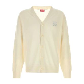 Kenzo Double K Cardigan - - Knitwear - Herren - Gelb - XL