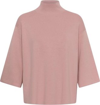 Inwear Pull &agrave; col roul&eacute; - Femme - Pulls - Rose - Taille: 36 FR