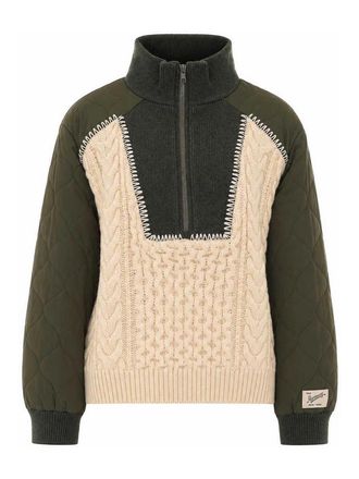 Sea New York Pull Col Rond - Vert