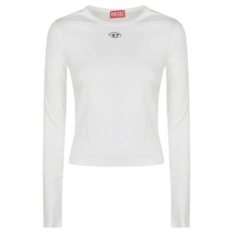 Diesel Femme, Tops, Blanc, Taille: 40 FR T-Uncutieslong-Ls-Od