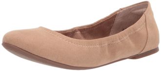 Amazon Essentials Damen Ballerinas Belice Zum Hineinschlüpfen, Bräunen Mikro Wildleder, 42 EU