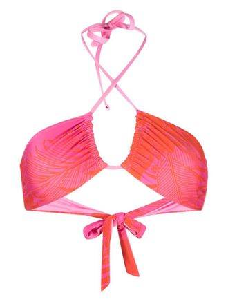 Pinko Bikinioberteil mit Neckholder - Rosa