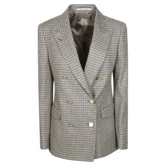 Tagliatore Femme, Vestes, Beige, Taille: 36 FR Parigi Pied de Poule Lurex Jacket