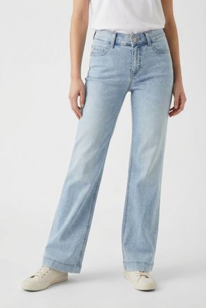 MAC Broeken Weite Jeans MAC DREAM WIDE, Damen, Gr. 36, L&auml;nge 32, light azure blau, Denim/Jeans, Obermaterial: 75% Baumwolle, 12% Modal, 9% Polyester, 4% Elasthan,