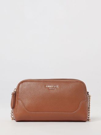 Twinset Mini sac cam&eacute;ra bandouli&egrave;re avec sangle r&eacute;glable et logo en m&eacute;tal