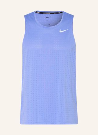 Nike Lauftop Breathe Miler blau