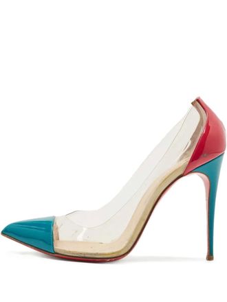Christian Louboutin escarpins Tricolour 110 mm - Rose