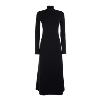 Balenciaga Rollkragen-Maxikleid - - Dresses - Damen - Schwarzk - 2XS