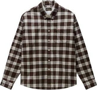Napapijri Chemise droite &agrave; carreaux en coton