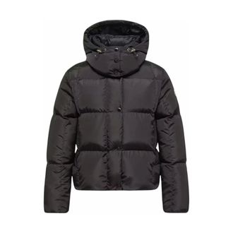 Moncler Doudoune &agrave; capuche Castlenew - Femme - Vestes - Noir - Taille: 40 FR