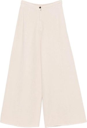 Forte_Forte Casual Hose - Creme