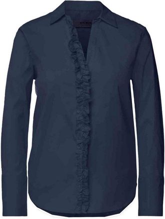 Mos Mosh Langarmbluse Bluse SYBEL mit Baumwolle