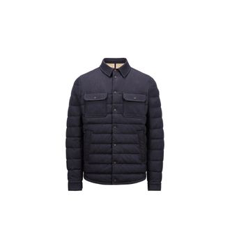 Moncler Mirmandix Chambray Down Shirt Jacket