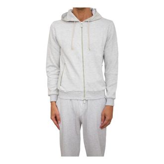 Eleventy Grauer Hoodie-Sweatshirt - - Sweatshirts & Hoodies - Herren - Grau - XL