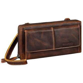 STILORD Violina Deluxe 3-in-1 Handytasche mit Geldb&ouml;rse zum Umh&auml;ngen Damen Leder Klein - Auch Als Handgelenktasche tragbar - Kleine Ledertasche Damen Echt-Led