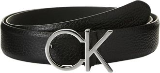 Calvin Klein Femme, Accessoires, Noir, Taille: 85 CM Logo Belt 3.0